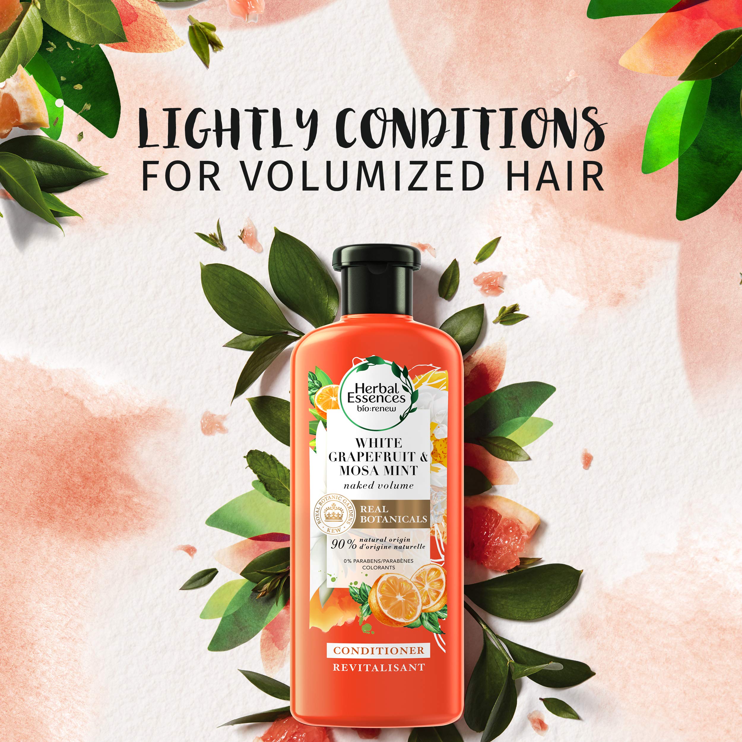Herbal Essences Herbal Essences bio:renew White Grapefruit & Mosa Mint Shampoo and Conditioner Bundle Pack, 7.695 Fl oz