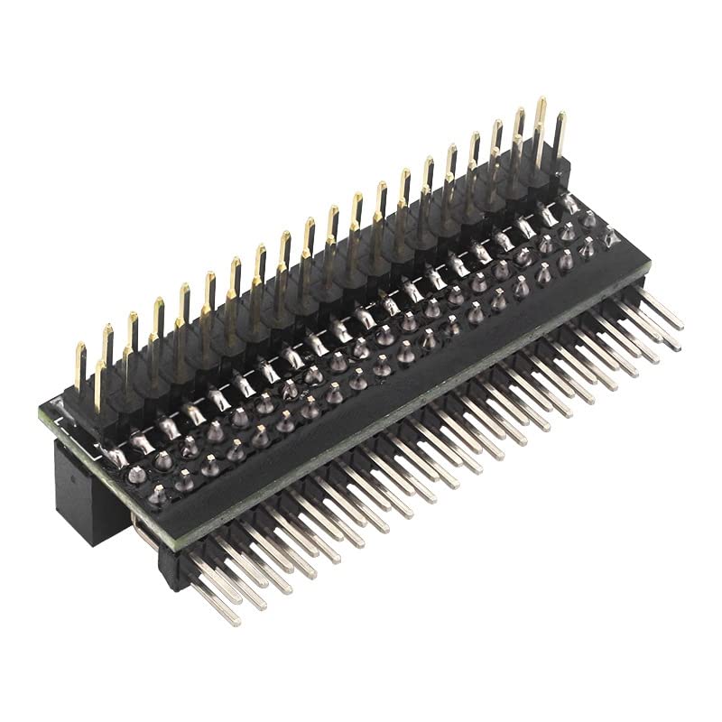 40Pin GPIO Edge Expansion Board for Raspberry Pi 4B/3B+/3B/2B /Zero One-to-Two 40Pin Expansion Board Side Pin Header Multiplexing