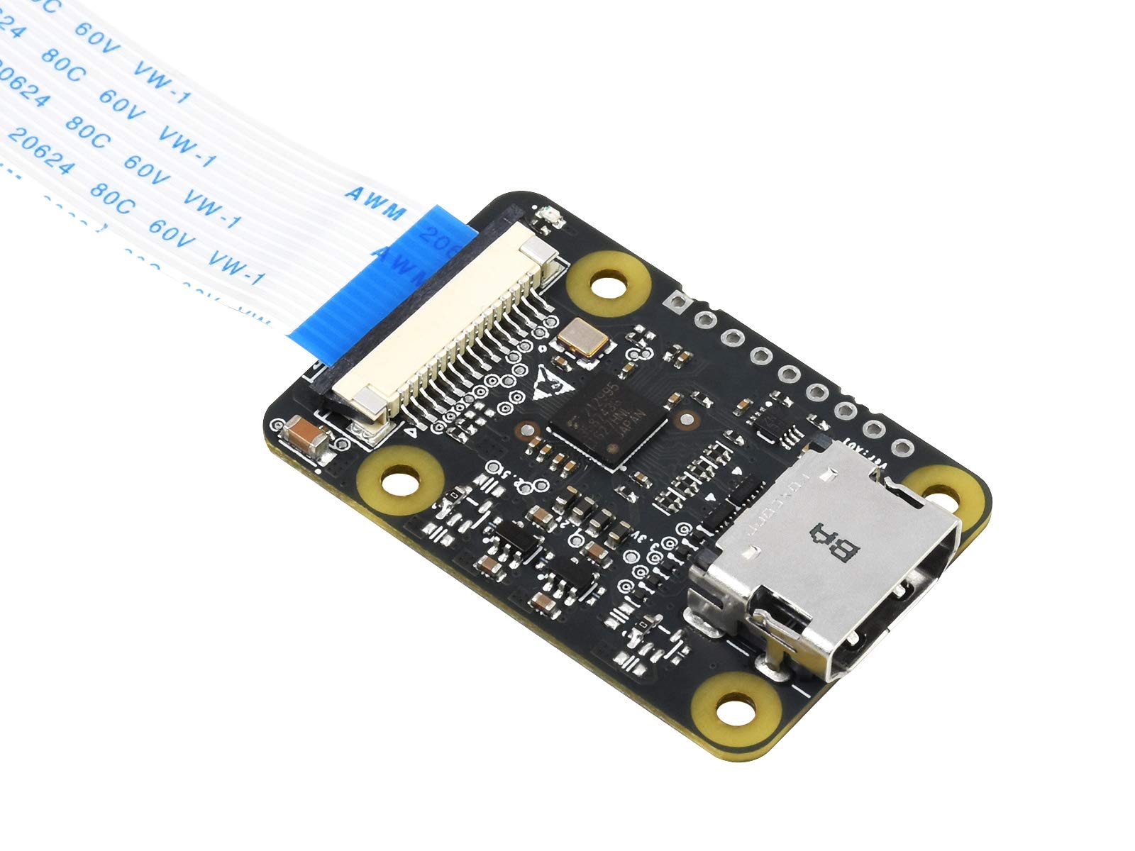 waveshare HDMI to CSI Camera Adapter, Support HDMI Input up to 1080p 30fps Compatible with Raspberry Pi 4B/3B+/3B/Pi Zero/Zero W,Raspberry Pi CSI Cameras