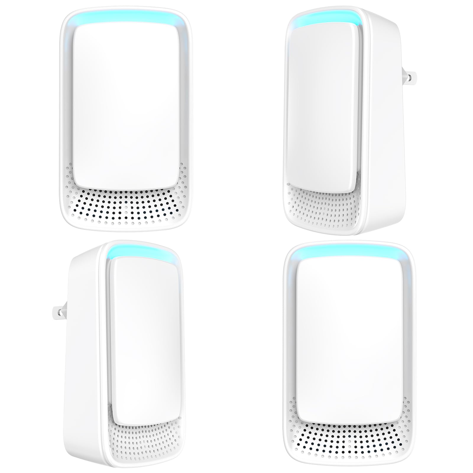Air Ionizer for Home 4 Pack Negative Ion Air Purifier Plug In Air Freshener for Home Portable Filterless Air Cleaner for Home,Office Bedroom,Bathroom