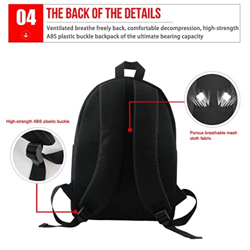 Allcute Snake Backpack Set for Girls Kids Gifts Books Bag 17 Inches with Lunch Bag and Pencil Case