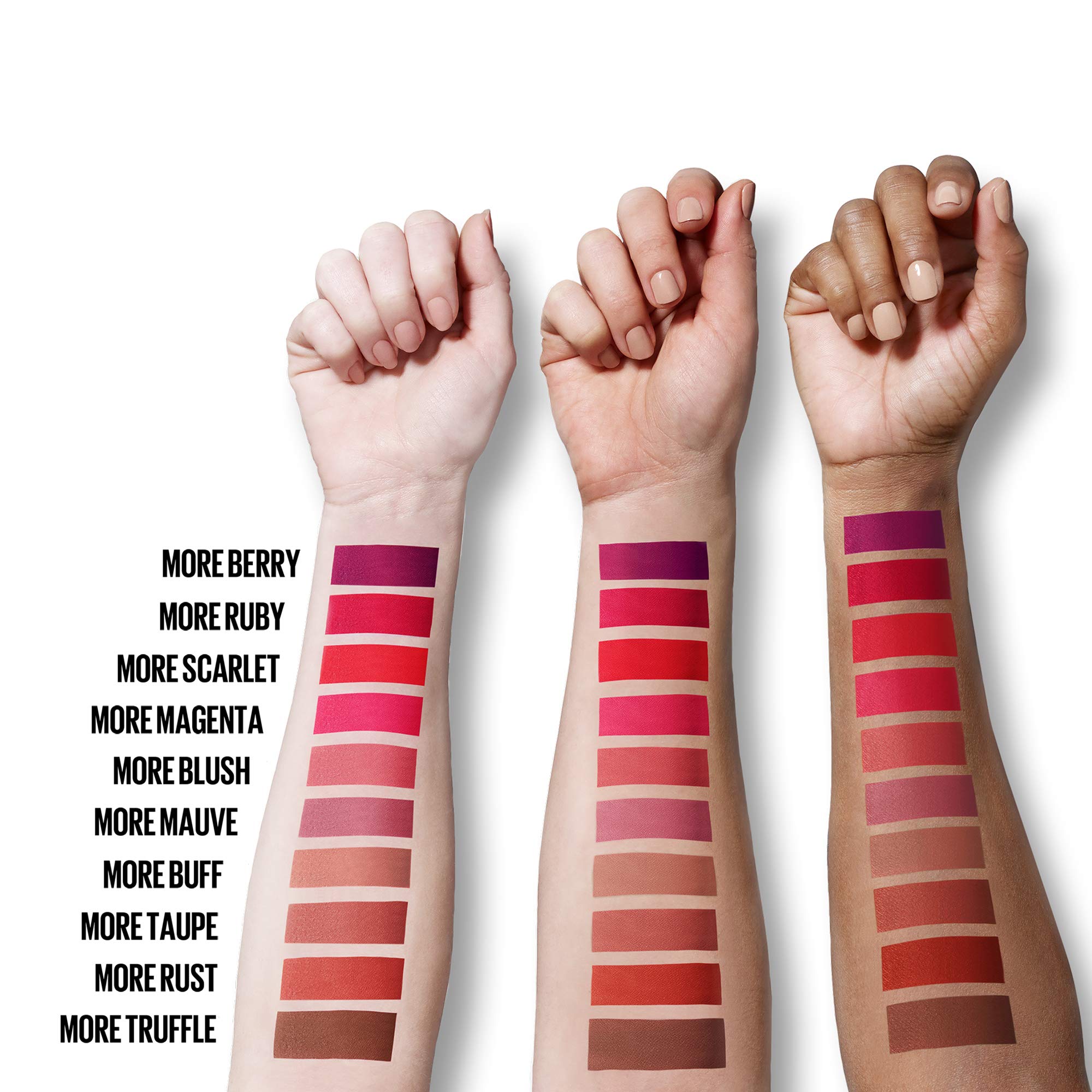 Maybelline Color Sensational Ultimatte Matte Lipstick, Non-Drying, Intense Color Pigment, More Magenta, Magenta Pink, 1 Count