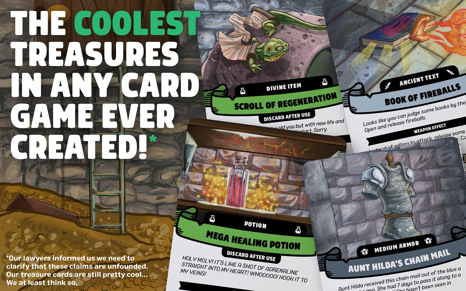 Dynamic Gorilla Dungeon Doors: RPG Board Game for 3-6 Players | Family & Adult Role-Playing | Ages 14+ | 40-Min Play