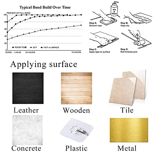 3M Double Sided Mounting Tape 2in x 10ft 4905 Clear Acrylic Heavy Duty Strong Adhesive Waterproof Foam Tape Transparent 0.5mm Thickness for Car Decor Home Decor and Office Décor(4905C)