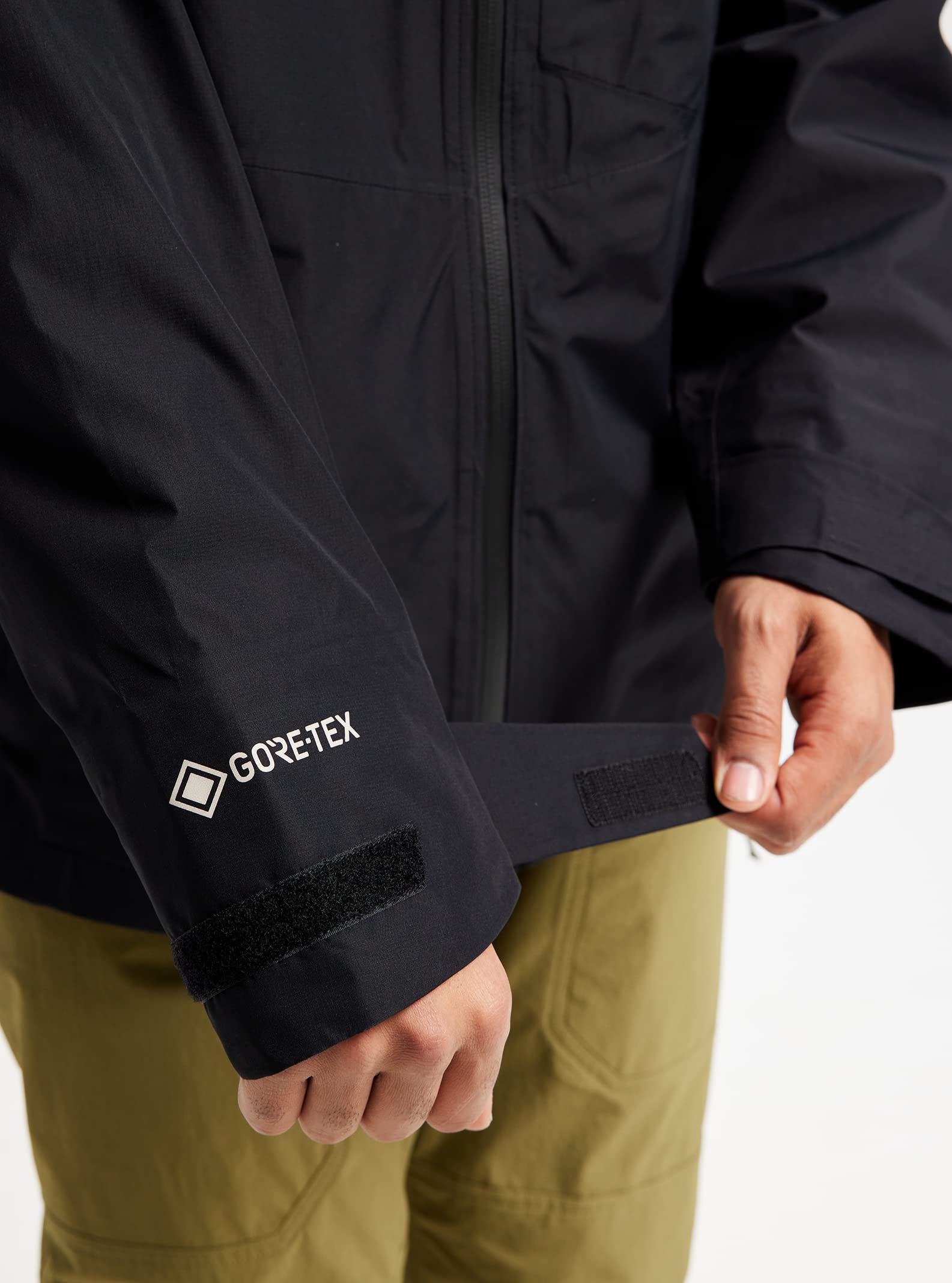 Burton Men's Standard Veridry Gore-TEX Rain Jacket, True Black, Large