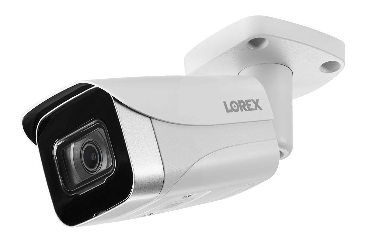 Lorex NC4K8-3224WB 32 Channel 4K Surveillance System with N882A38B 8TB 4K Fusion NVR, 16 Port ACCLPS263B POE Switch and 24 E841CA-E 8MP White Bullet Cameras