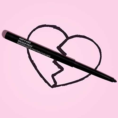 wet n wild Mega Last Breakup Proof Retractable Eyeliner - Waterproof 16-Hour Long-Lasting Wear, Cruelty-Free & Vegan - Dark Brown