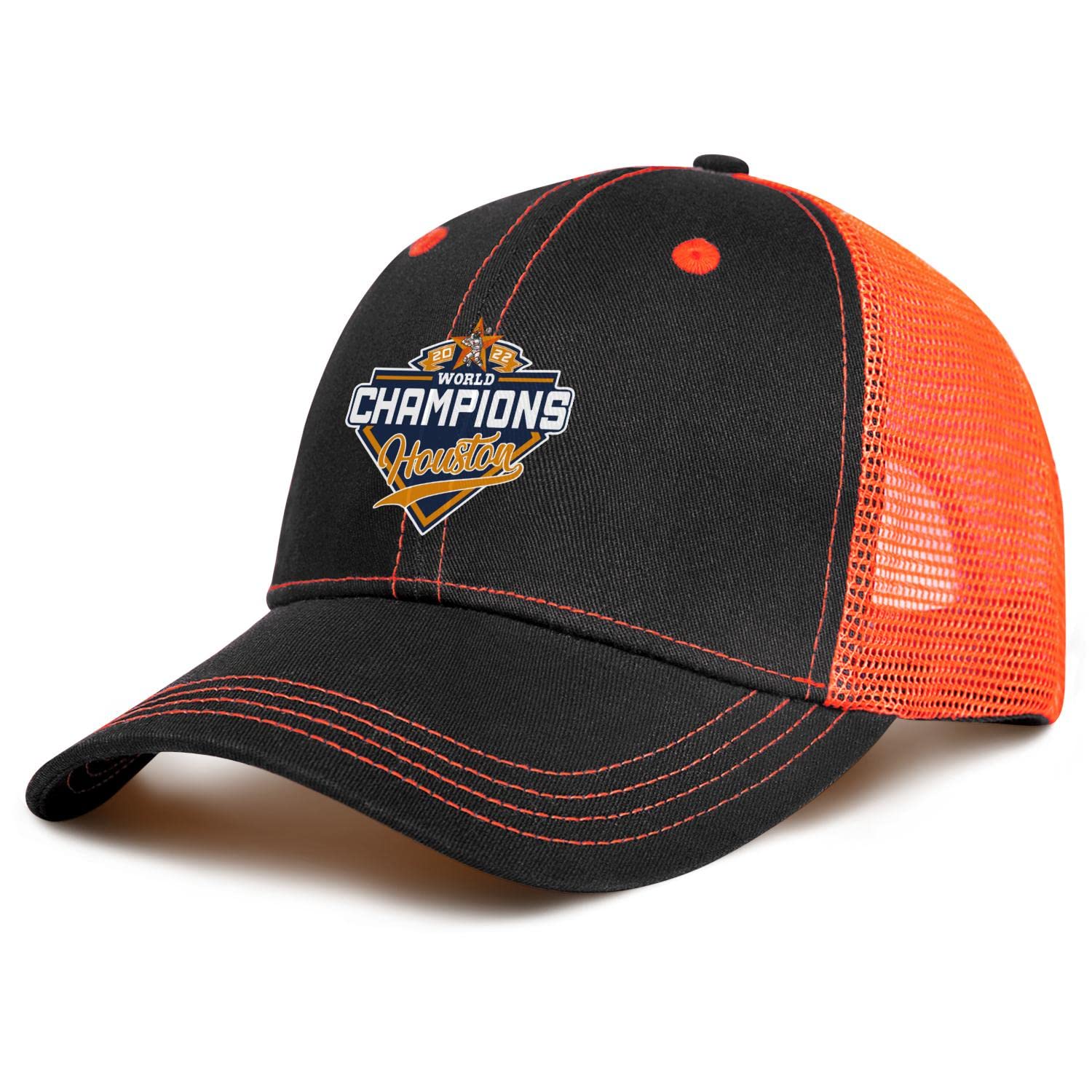 2022 Baseball World Champions Hat, 2022 World Champions Adult Adjustable Mesh Hat Houston Mesh Hat Black