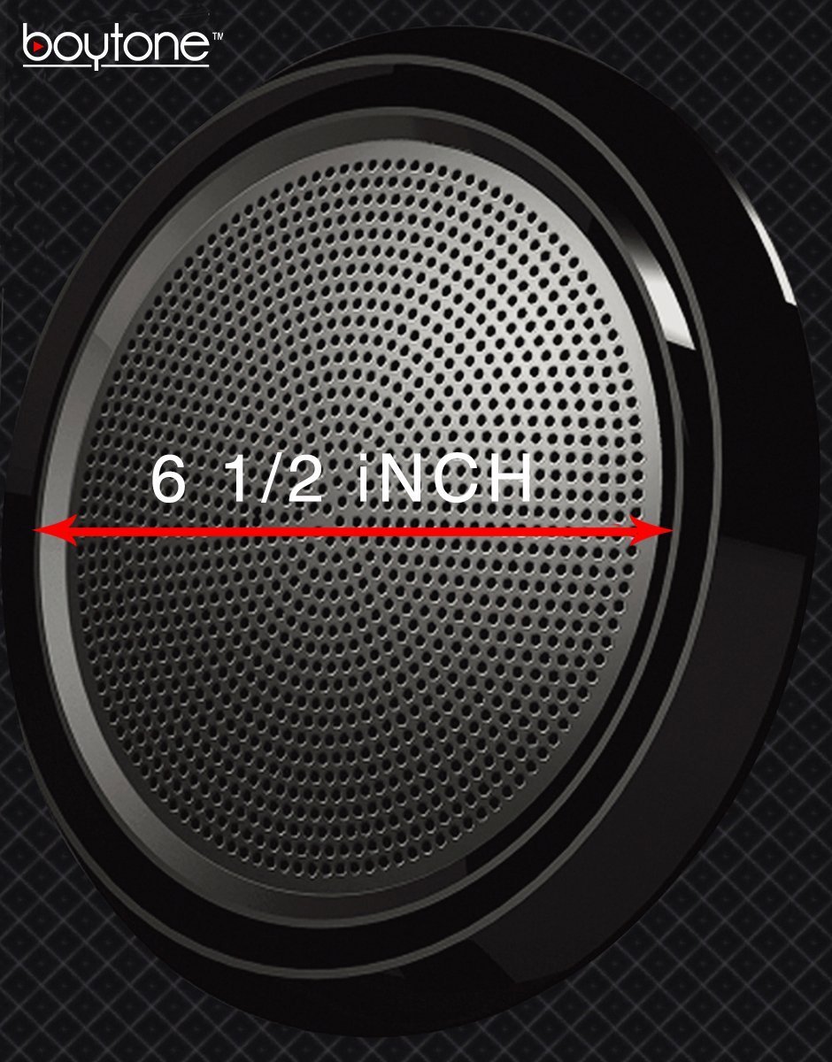 Boytone BT-210FD, Ultra Wireless Bluetooth Main unit, Powerful Sound with Powerful Bass System 30 watt, Excellent Quality Clear Sound & FM radio, with Remote Control Aux Port, SB/SD/ for Smartphone's , Tablets , Desktop Computers , Laptops ,Black Color