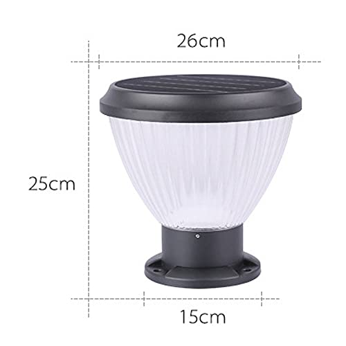 Kangl Solar Column Headlight Home Outdoor Garden Villa Pillar Lamp Waterproof Outside Landscape Fixtures,Creative Pumpkin Shape Fence Lights,for Walkway Path Driveway(Warm White)