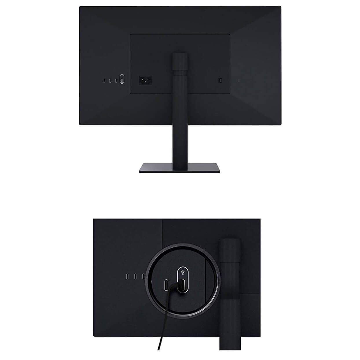 27" LG Ultra HD 5K Ultra Slim USB-C Monitor Widescreen LED IPS LCD w/ Webcam - Black - 27MD5KA-B (Renewed)