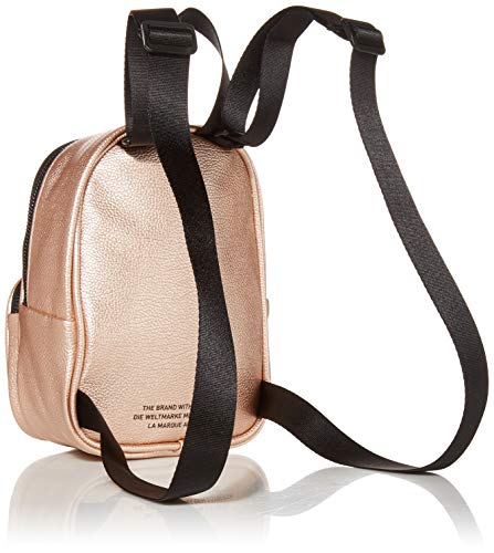 adidas Originals Women's Originals PU Leather Mini Backpack, Rose Gold, One Size