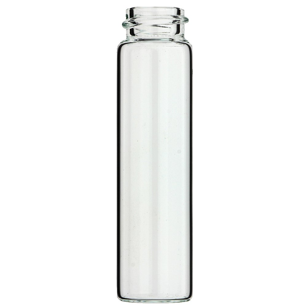 Aura Variety 6-PACK 6 DRAM 22 ml Clear Glass Vials with Phenolic Screw Caps (Oils Perfumes Spices Gold Prospecting Hobby Craft)