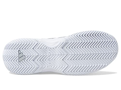 adidas Women's GameCourt 2 Sneaker, White/Silver Metallic/White, 9