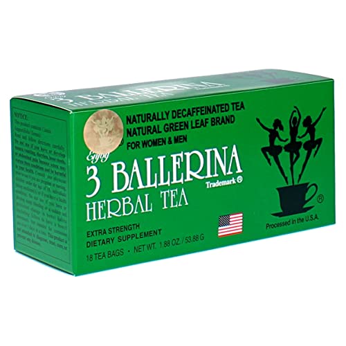 3 Ballerina Tea Extra Strength - 2 Pack (36 Tea Bags)