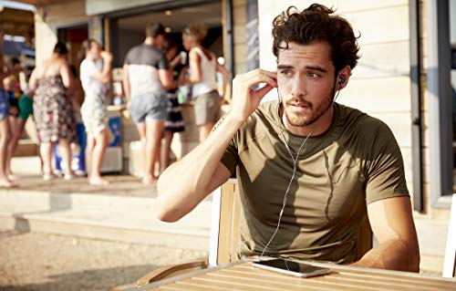 BoomPods Digibuds USB-C Headphones - Best in-Ear Digital Earbuds with USBC Type Connector, Fabric Braided Cable, Sweatproof, Wired Inline Controls for Seamless Entertainment (Ice Blue)