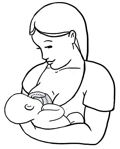 Breast Soother - Breastfeeding Relief Pack/Nursing Pain and Discomfort Hot or Cold Pack - Pattern May Vary
