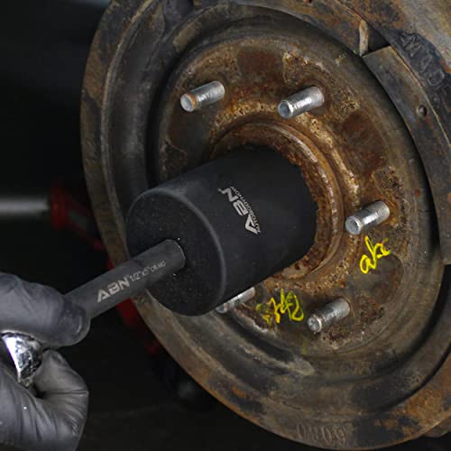 ABN Axle Bridge Nut Socket, 1pc - 1/2in Axle Nut Socket Set, Spindle Nut Socket Set Axle Nut Tool Compatible with GM