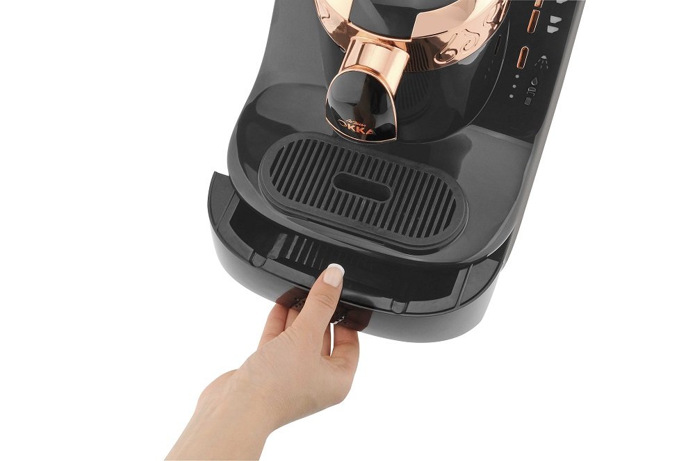 Arzum Okka Automatic Turkish/Greek Coffee Machine, USA 120V UL, Black/Copper (Gold)