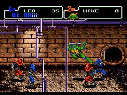 Teenage Mutant Ninja Turtles: The Hyperstone Heist β (Sega Genesis / MegaDrive) β Reproduction Video Game Cartridge with Box and Manual