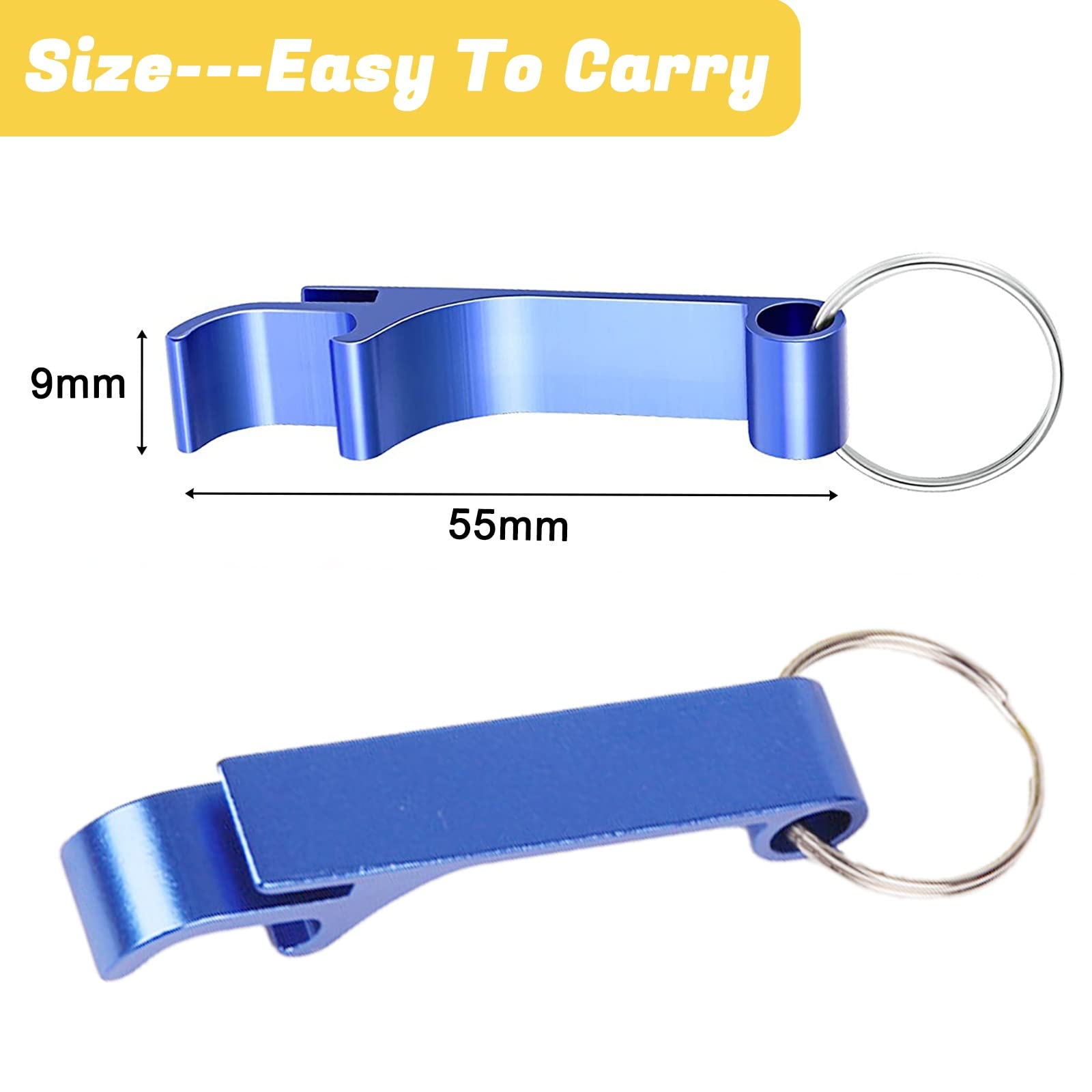 50pcs Personalized Bottle Opener Keychain Bulk Custom Bottle Opener Party Wedding Favor With Logo Text Engraved Customized Metal Bottle Opener Gifts