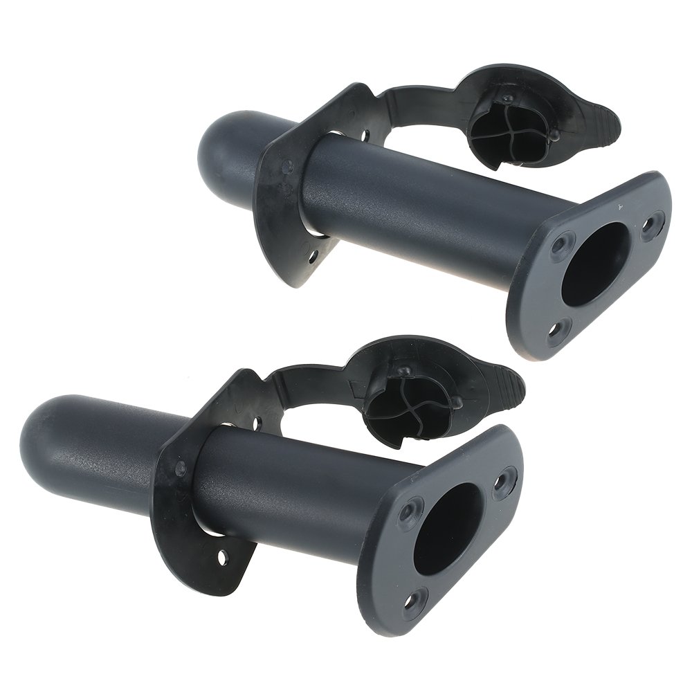2 PCS Flush Mount Fishing Boat Rod Holder Bracket with Cap Cover Kayak Fishing Tackle Box Accessory Tool