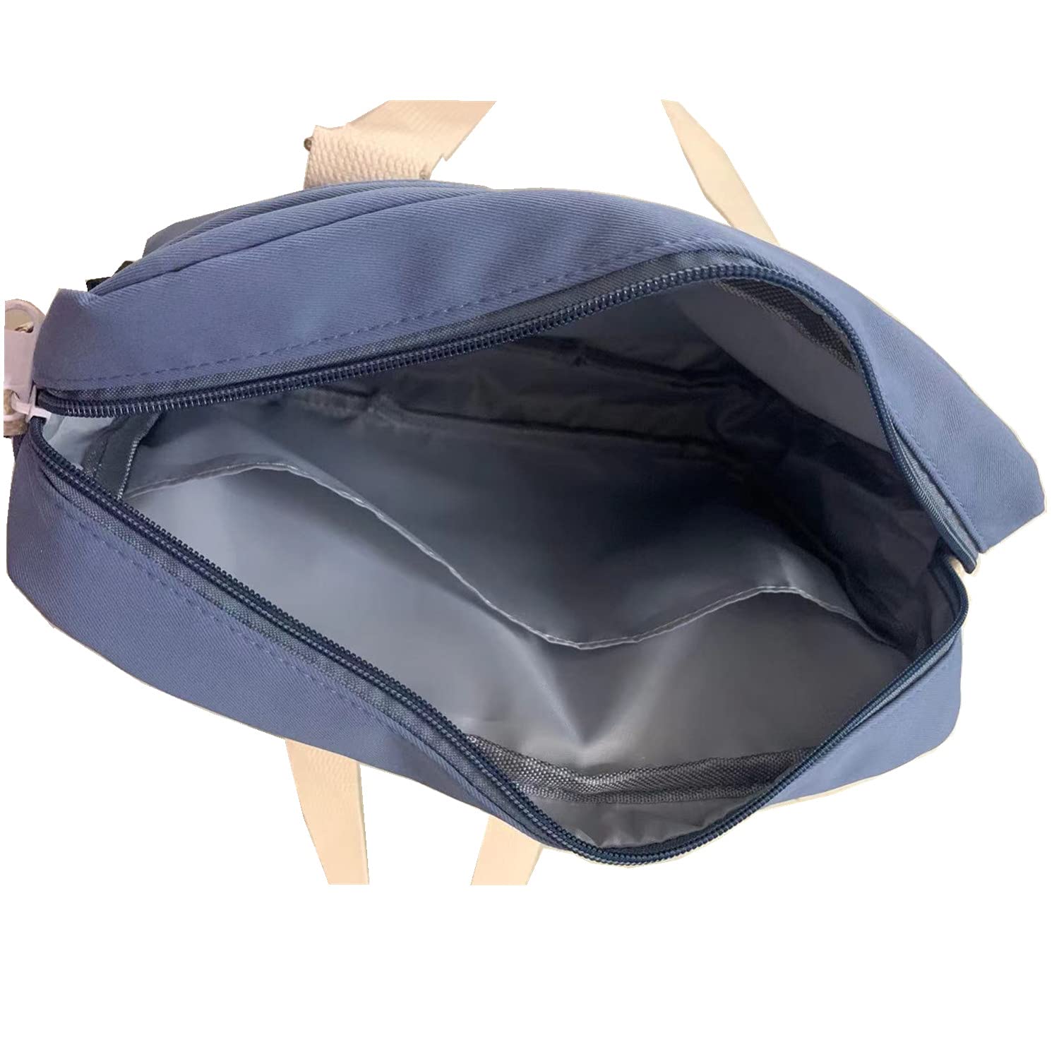 Small Japanese JK Uniform Shoulder Bag Handbag Girl Cosplay Bag (Blue)