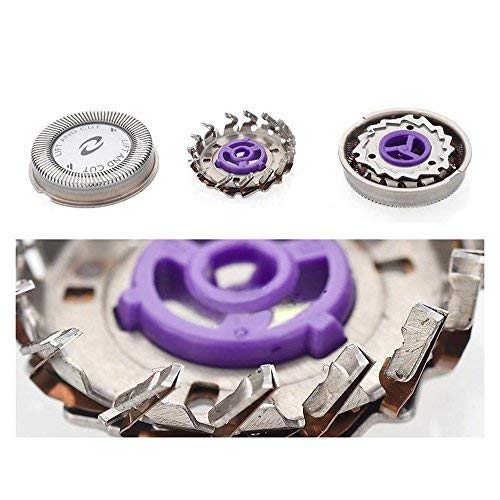 HQ56 Replacement Shaver Head compatible with Norelco HQ56/52 Reflex Plus and Micro Action Electric Razor Replacement Heads Compatible with Norelco 6613X, 6843XL, 6853XL, 6863XL, 6940LC, 31DB, 40DB