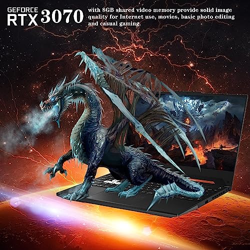 Asus 2022 TUF Dash 15.6'' 144Hz Gaming Laptop, Intel 12th Core i7-12650H, 32GB DDR5 RAM, 1TB PCIe SSD, NVIDIA GeForce RTX 3070 Graphics 8GB, Backlit Keyboard, Win 11 Pro, Black, (ASUS TUF)