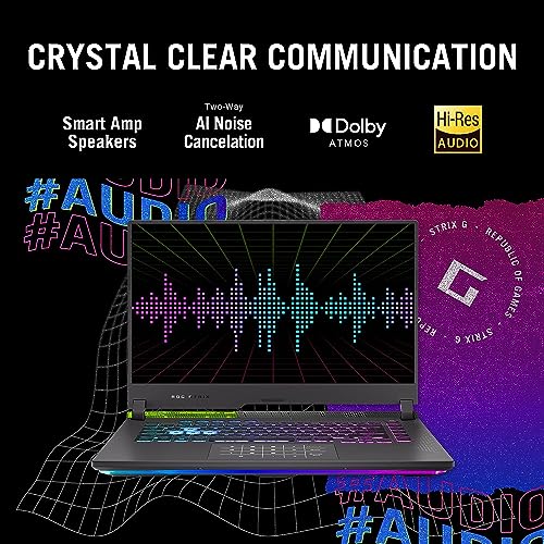 ASUS 2023 Newest ROG Strix G15 Gaming Laptop, 15.6" WQHD 165Hz Display, AMD Ryzen 7 6800H Processor, NVIDIA GeForce RTX 3060, 64GB DDR5 RAM, 2TB SSD, Backlit Keyboard, Windows 11 Home, Eclipse Gray
