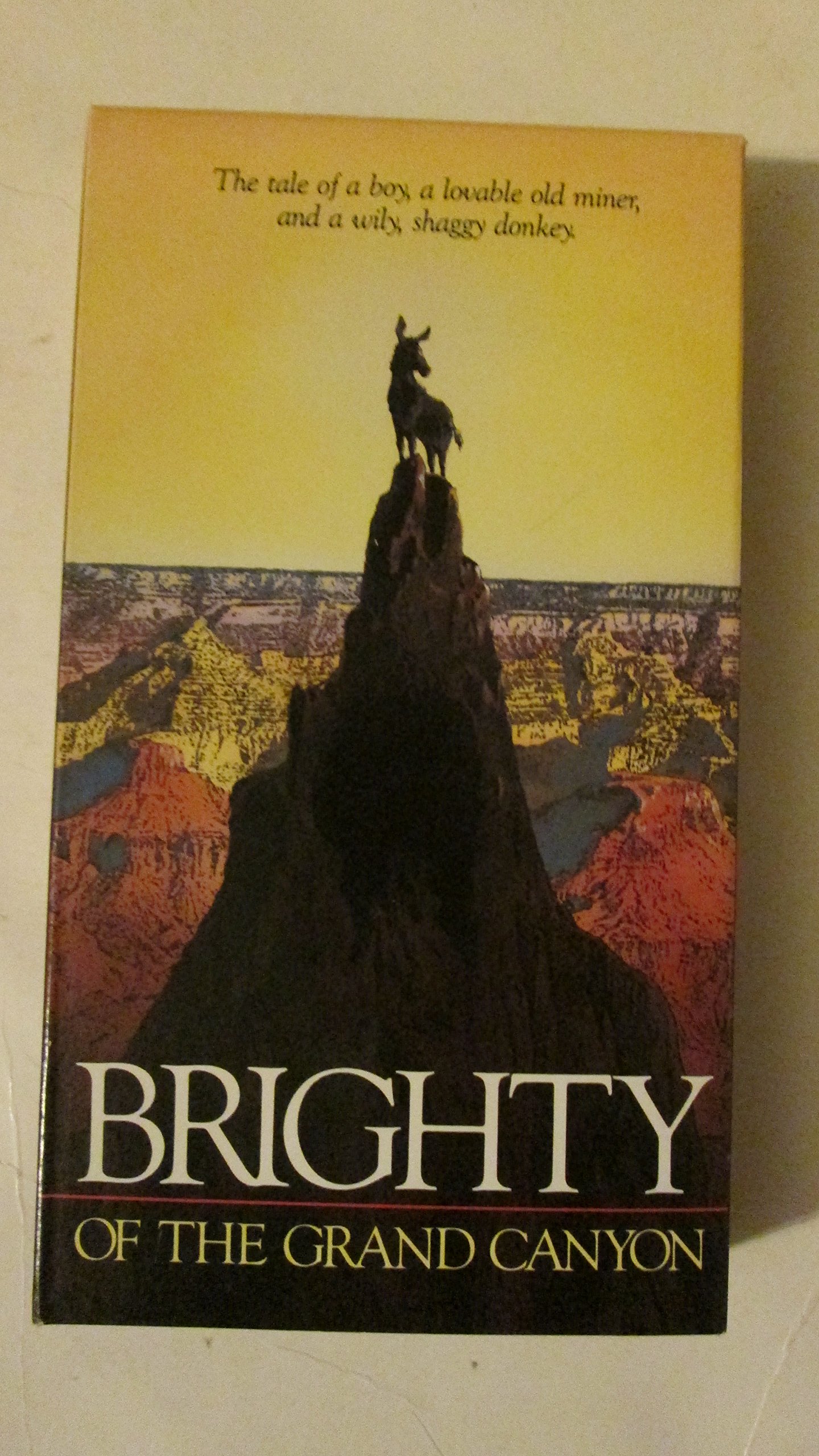 Brighty of the Grand Canyon (VHS Video) 1991 Burbank Video