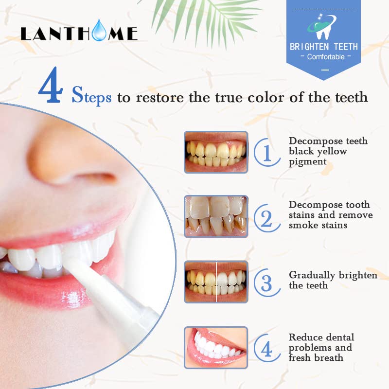 3PCS Herbaluxy Teeth Whitening,Teeth Whitening Essence,Teeth Whitening Essence Pen,Teeth Whitening Gel, Best Teeth Whitening Products, Intensive Stain Removal Teeth Reduce Yellowing
