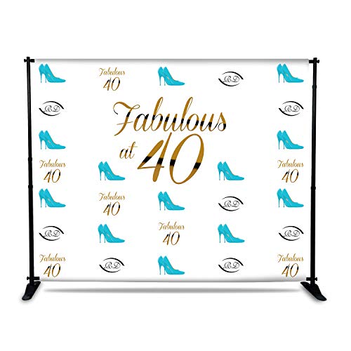 BannerBuzz Custom Step and Repeat Banner, Graphic with Hardware, 11 oz. PVC Flex, 720 DPI Eco-Solvent Printing, for Events and Parties, Photography Background (8'W x 10'H)