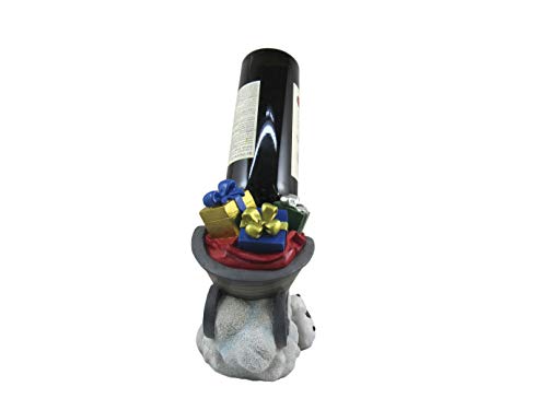 World of Wonders Night Before Christmas Reindeer Sleigh Wine Bottle Holder | Christmas Decorations | Table Top Wine Bottle Holder | Wine Bar Holiday Décor - 10.25L