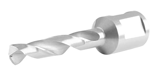 Accusize Industrial Tools 3/8" Inch Dia of Drill H.S.S. Fully Ground Drill with 3/4 Inch Weldon Shank, 2 Inch Cutting Depth, 0519-2038