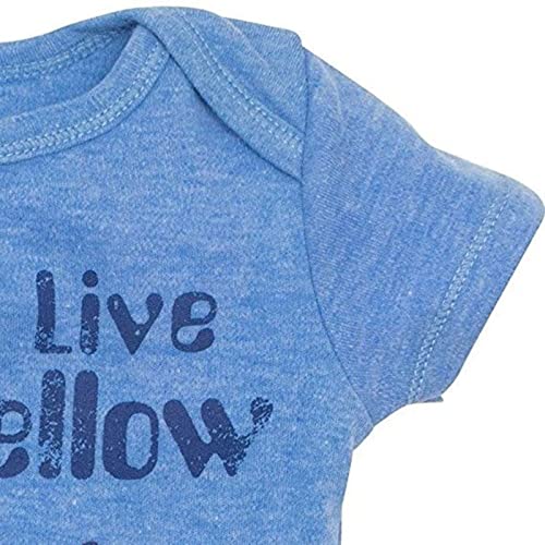 Lyrics by Lennon and McCartney Newborn Baby Boys 5 Pack Short Sleeve Bodysuits Multi 3-6 Months