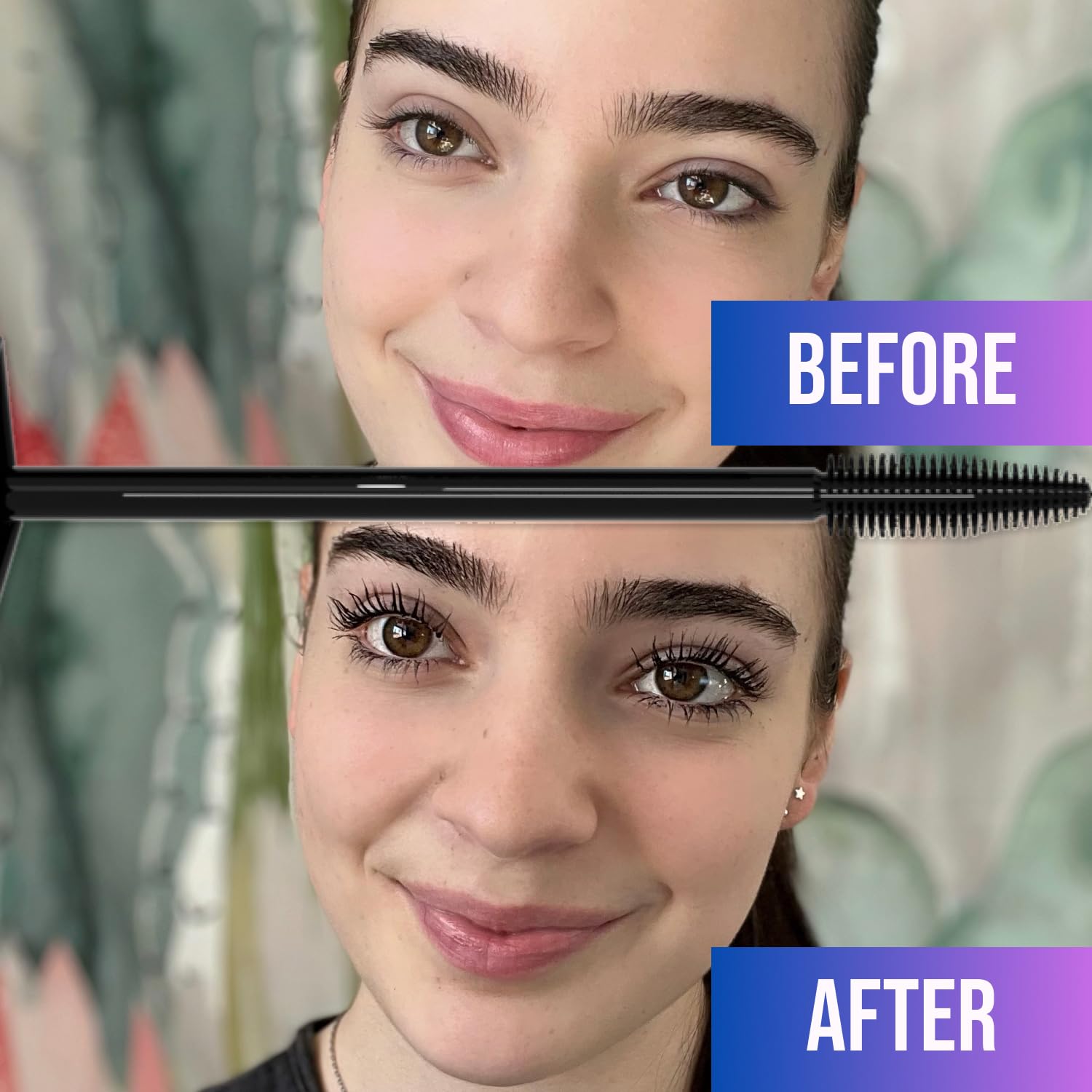 4D Waterproof Mascara β False Lash Effect, Lengthening & Volumizing β Carbon Black, 8 mL