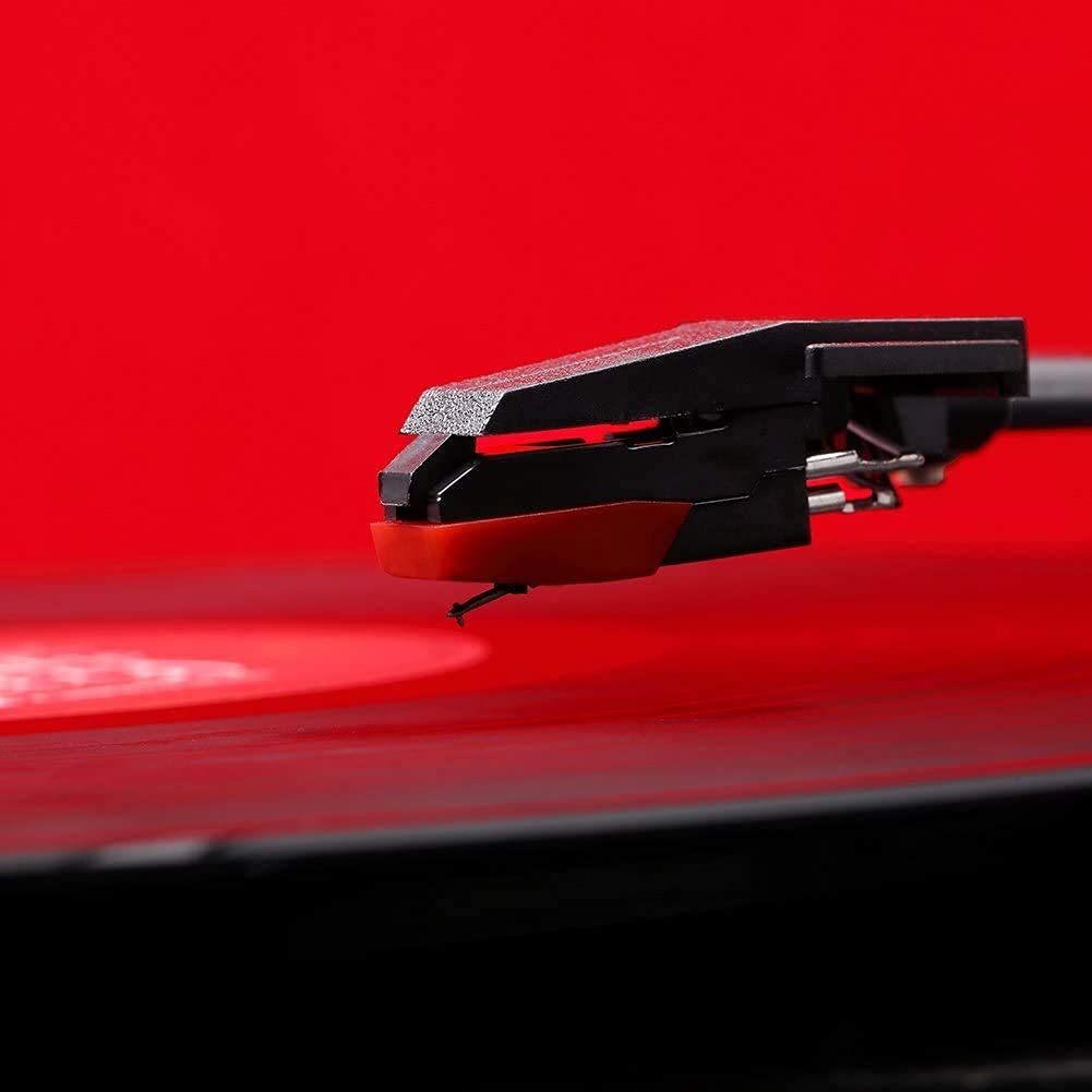 4 Pack Ruby Record Player Needle Turntable Stylus Replacement for ION Jenson Crosley Victrola Sylvania Turntable Phonograph LP Vinyl Player Accessories