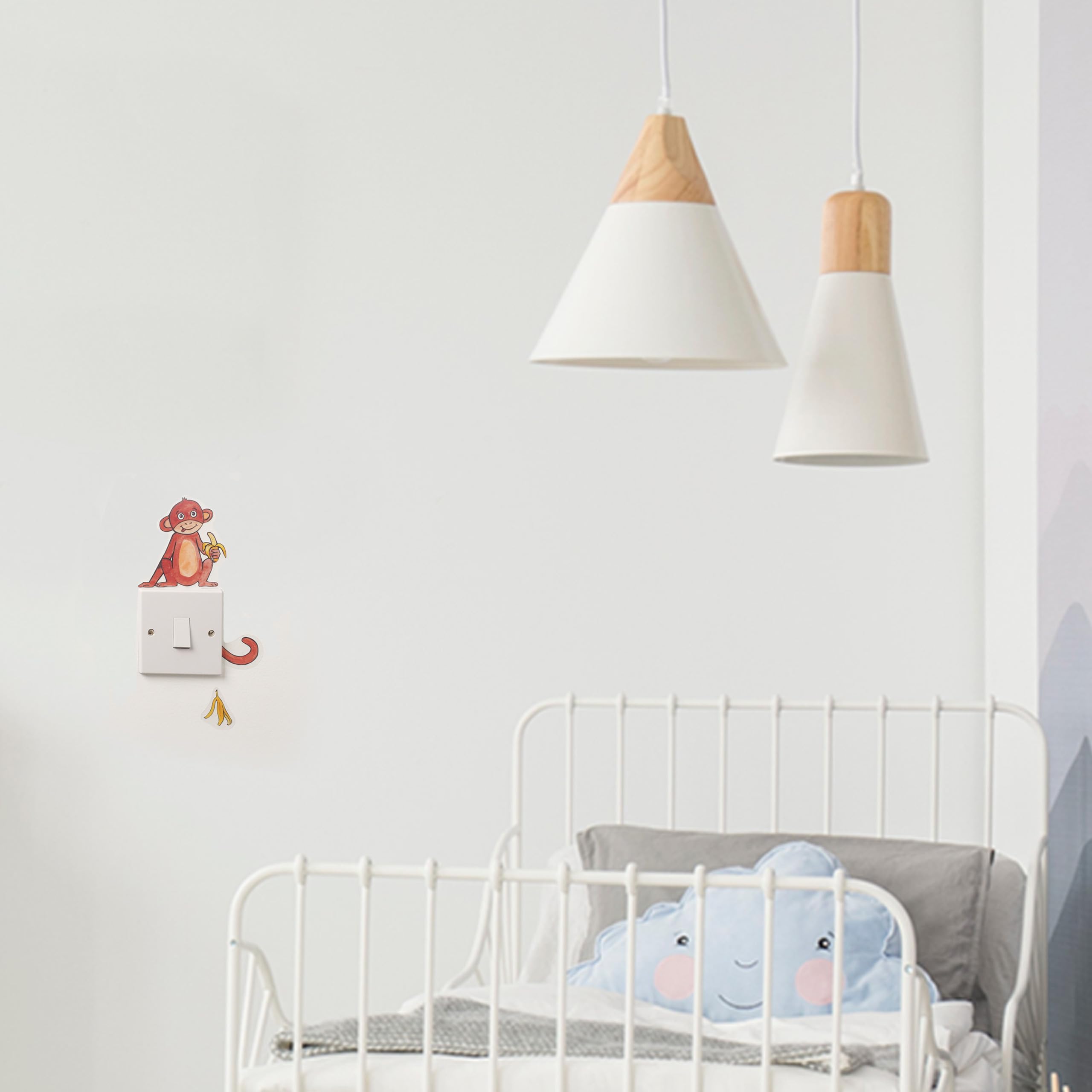 Dinosaur Wall Stickers Tyrannosaurus Rex Sticker Light Switch Sticker for Children's Rooms or Nurseries Kids Decoration (T-Rex)