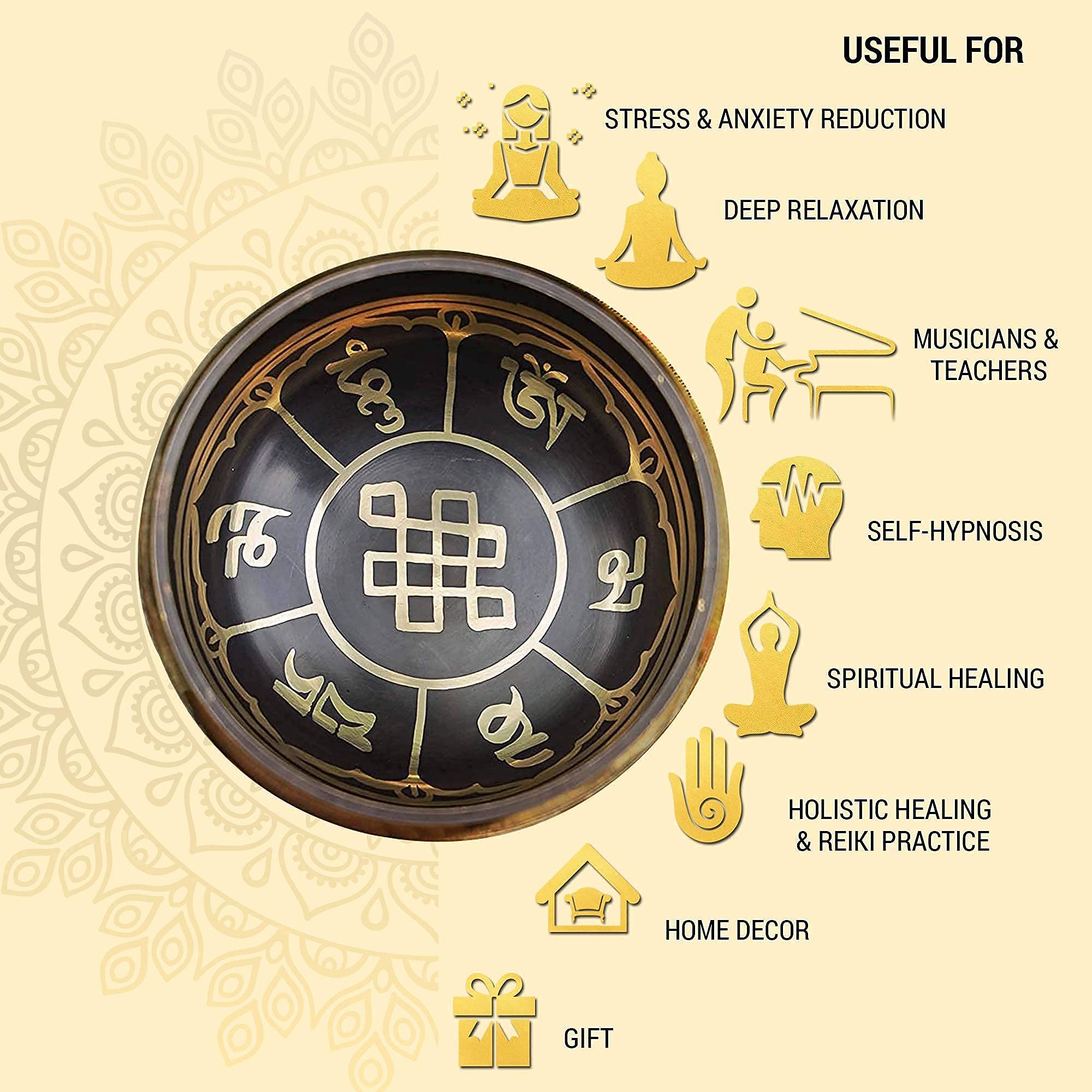 Beautiful Tibetan Singing Bowls Bundle from Himalayan Bazaar