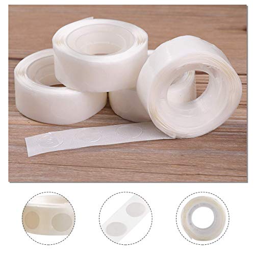 2500pcs Glue Point Clear Balloon Glue Removable Adhesive Dots Double Sided Dots of Glue Tape for Balloons Party or Wedding Decoration…