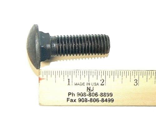 5/8"-11 x 2" Carriage Bolts - Grade-2 - Plain Finish - LOT of 15 Pcs. FT HQ
