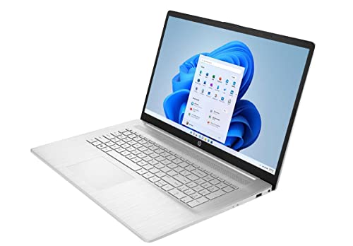 HP 2022 Newest 17.3" HD+ Touchscreen Laptop Computer, Hexa-Core AMD Ryzen 5 5500U (Upto 4.0GHz, Beats i7-1065G7), 12GB RAM, 1TB HDD, WiFi, HDMI, USB-C, Bluetooth, Windows 11+MarxsolCables