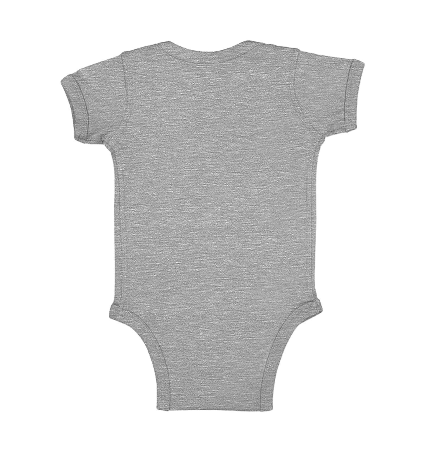 Haase Unlimited No Means Ask Grandma - Granny Bodysuit (Light Gray, Newborn)