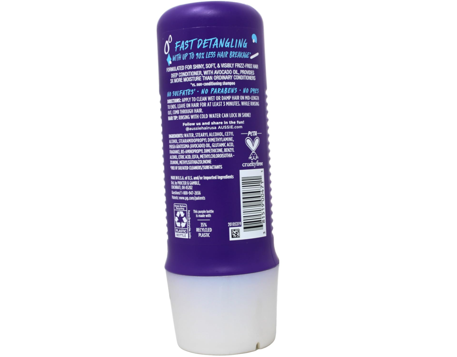 Aussie 3 Minute Miracle Moist Deep Conditioner, 8 oz