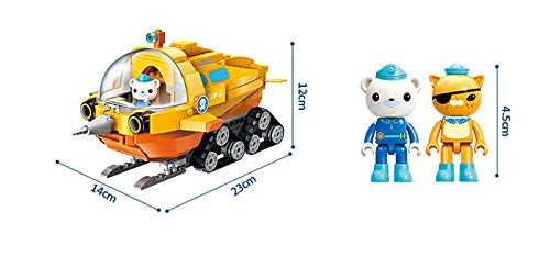 BASEPLATES for Age 6+ Building Block Octonauts Ocean Adventure GUP-S Polar Exploration Vehicle & Barnacles kwazii 275pcs Building Brick Set-No Package Box (3704)
