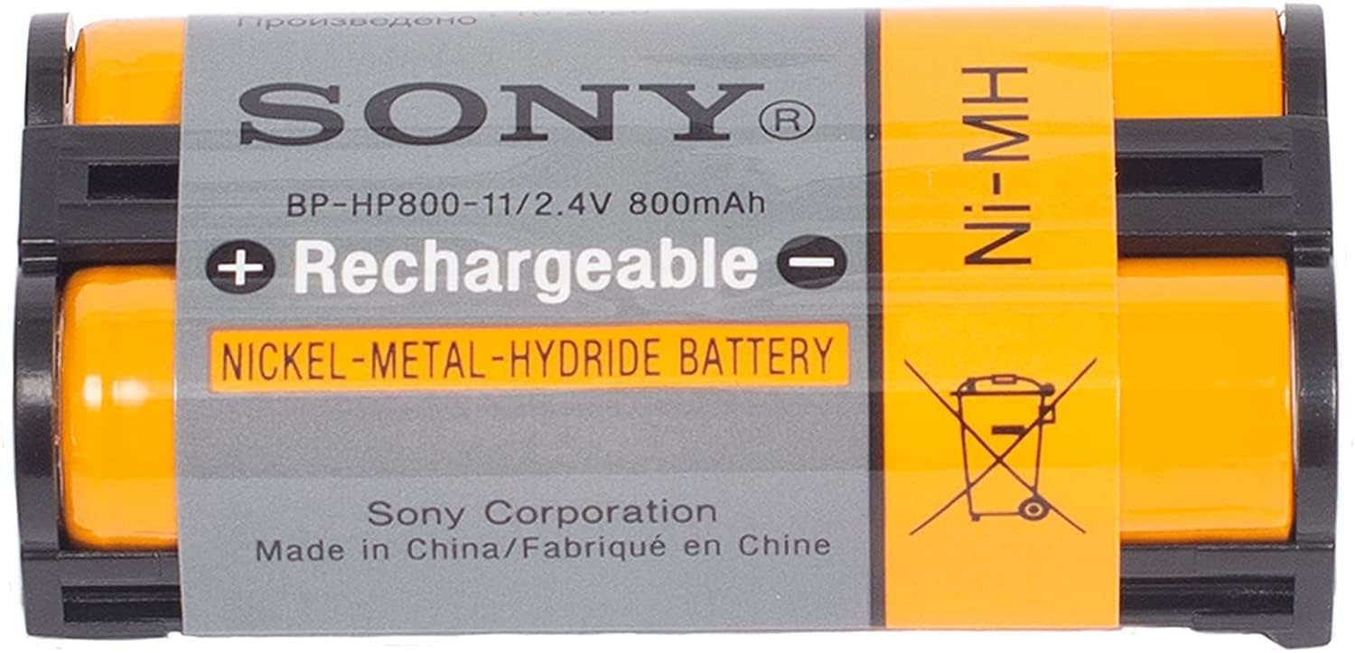 Genuine Sony Rechargeable Battery BP-HP800-11 for SONY MDR-RF995RK, MDR-RF995R, WH-RF400, MDR-RF895RK Wireless Headphones