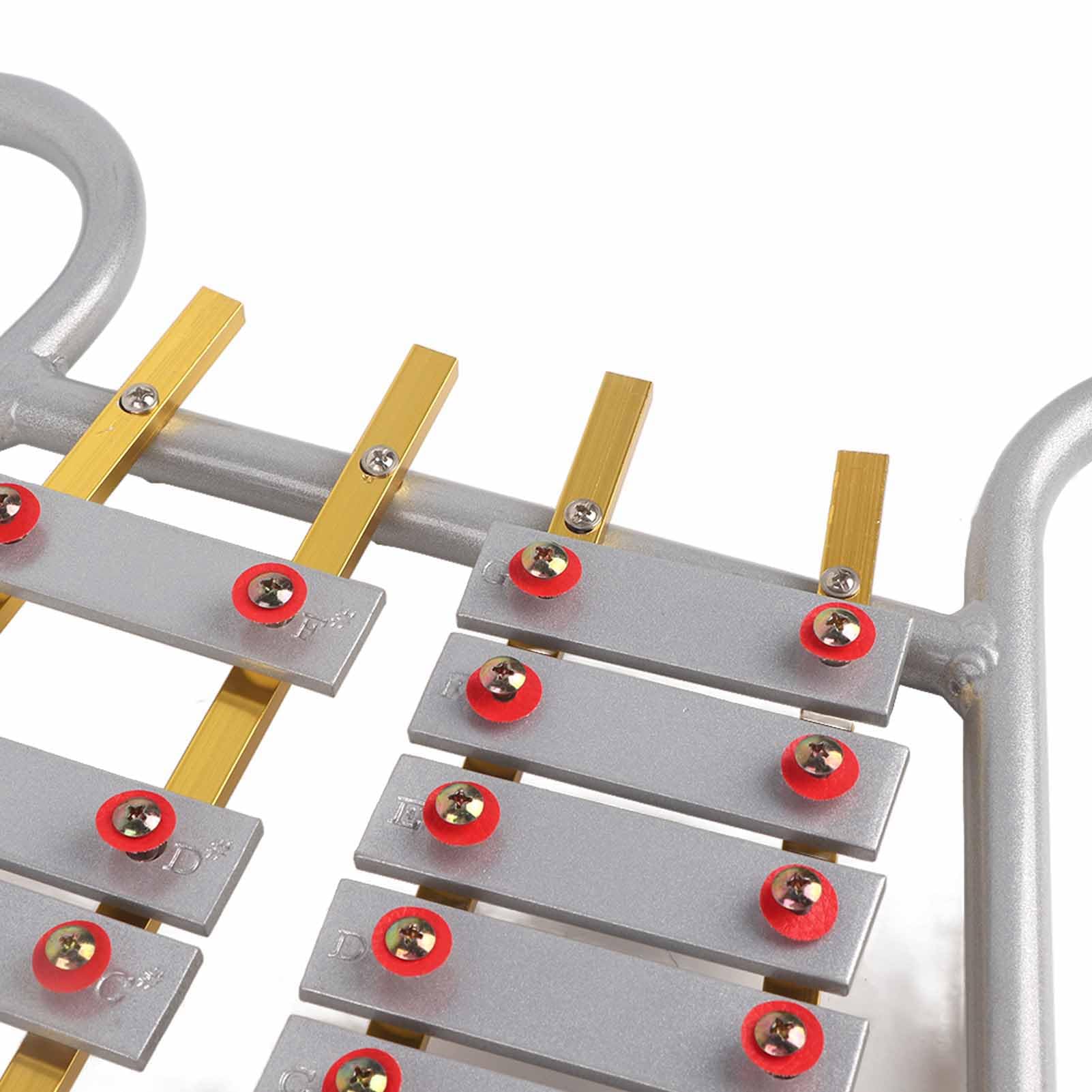 29 Note Glockenspiel Xylophone Percussion Kit Aluminum Alloy Musical Instrument for Beginners, Music Teaching, Gifts