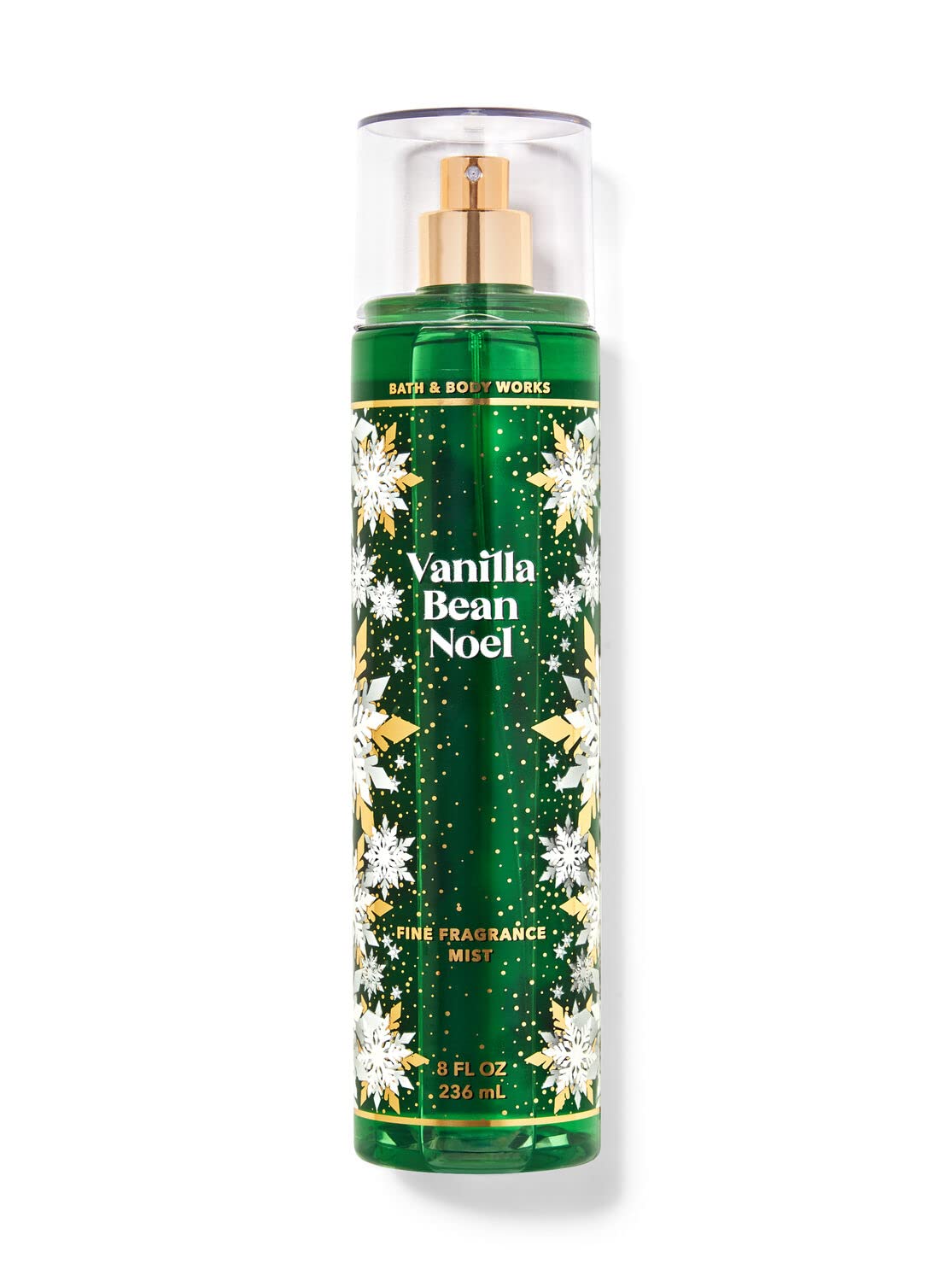 Bath and Body Works Vanilla Bean Noel Fine Fragrance Mist 8 Ounce Full Size Spray Christmas