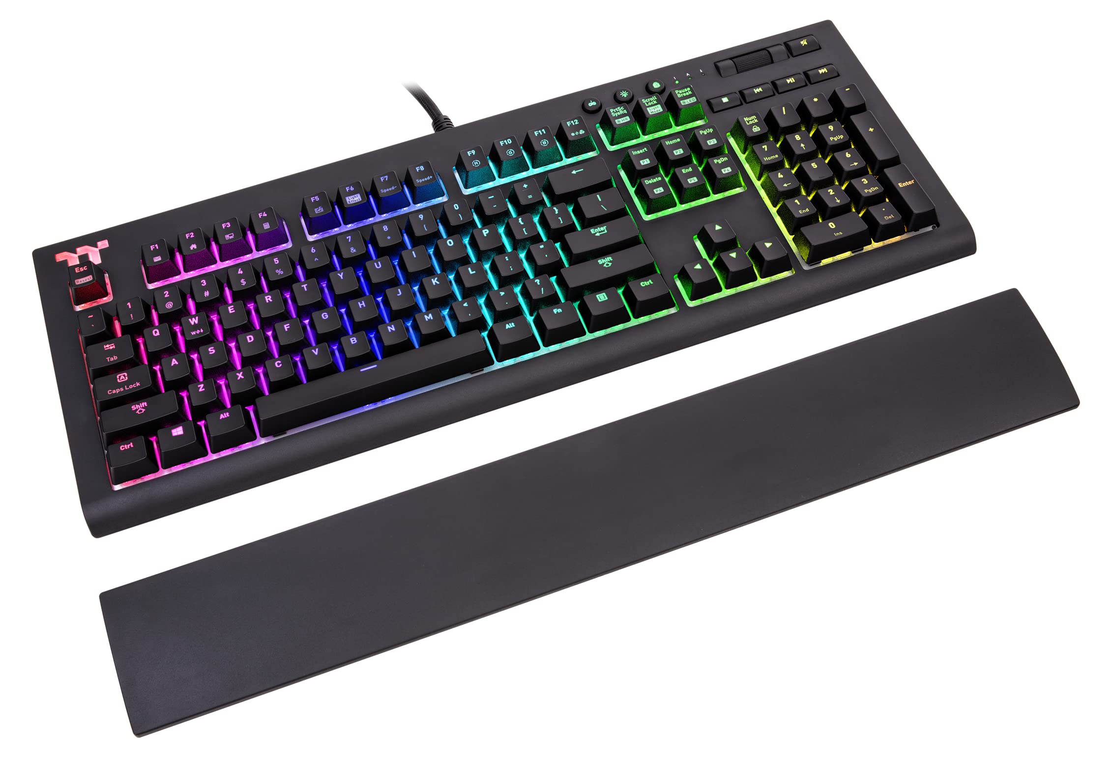 Thermaltake TT Premium X1 RGB CherryMX Blue - Japanese Keyboard - Gaming Keyboard KB430 KB-TPX-BLBRJP-01
